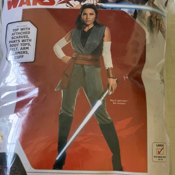 Rubie's | Other | Nwt Disney Star Wars Rey Costume | Poshmark
